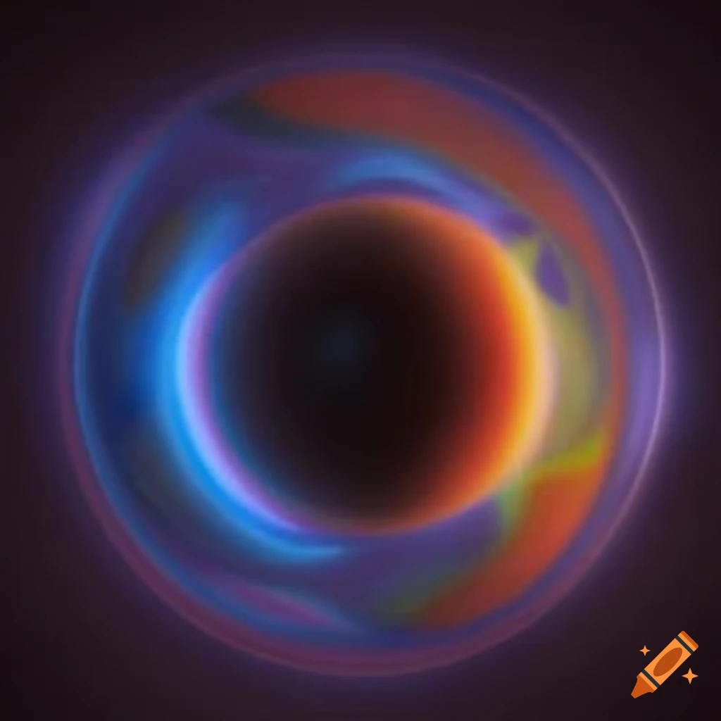 Digital artwork depicting earth's core and layers