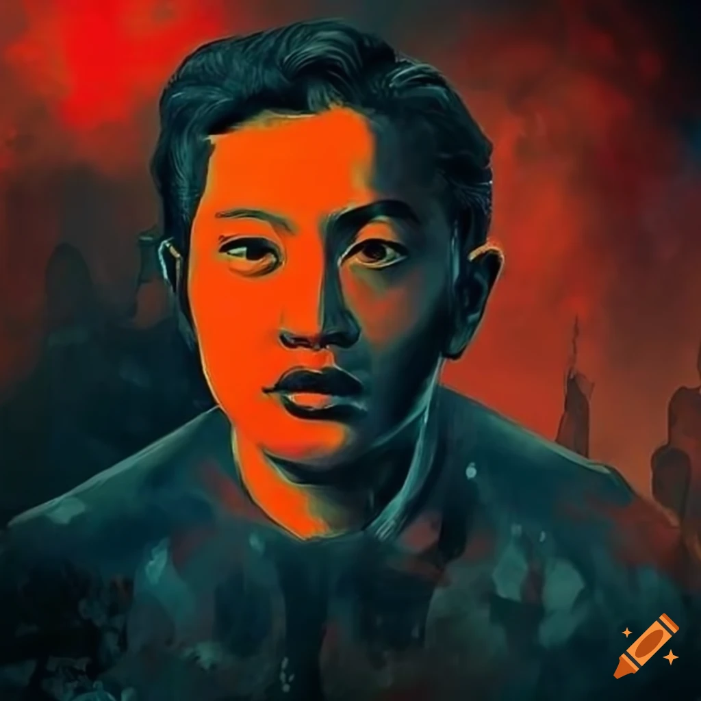 Digital art inspired by rizal's exile