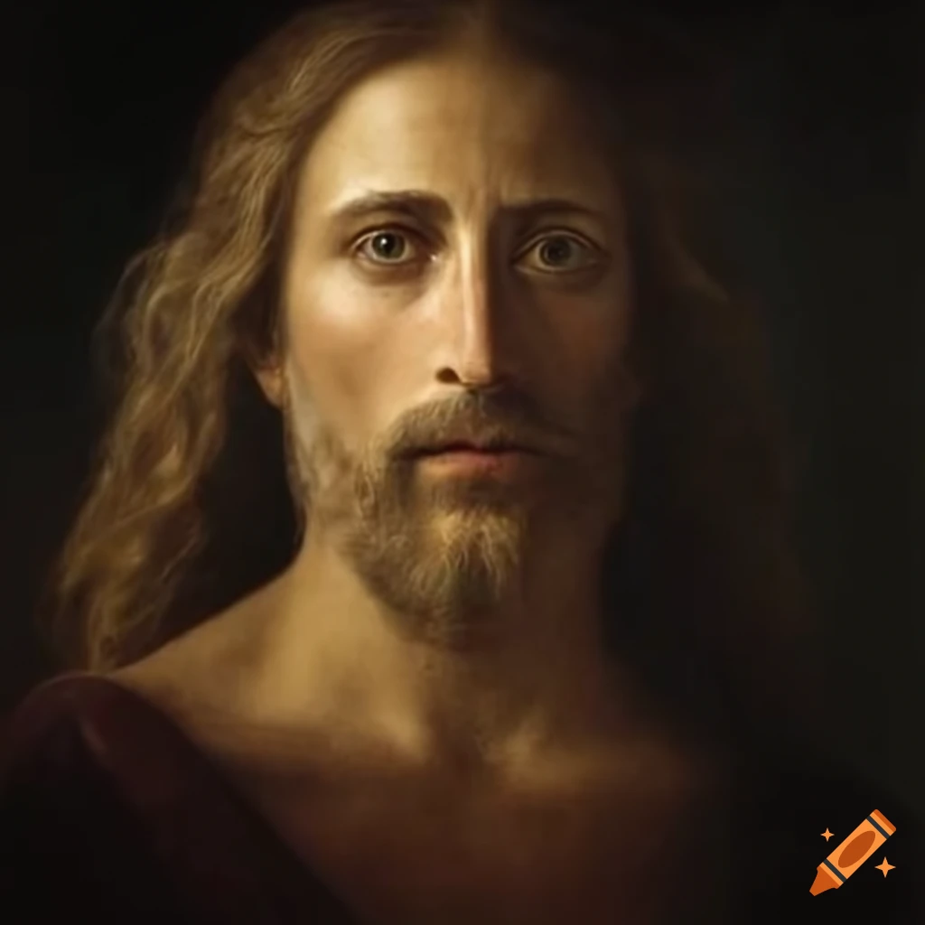 Detailed portrait of jesus by annie leibovitz