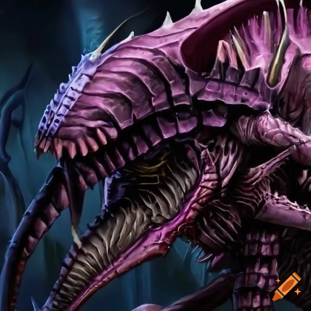 Alien-inspired wing design on Craiyon