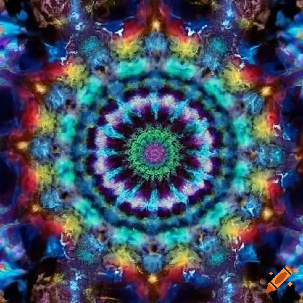 Kaleidoscope of vibrant colors and patterns on Craiyon