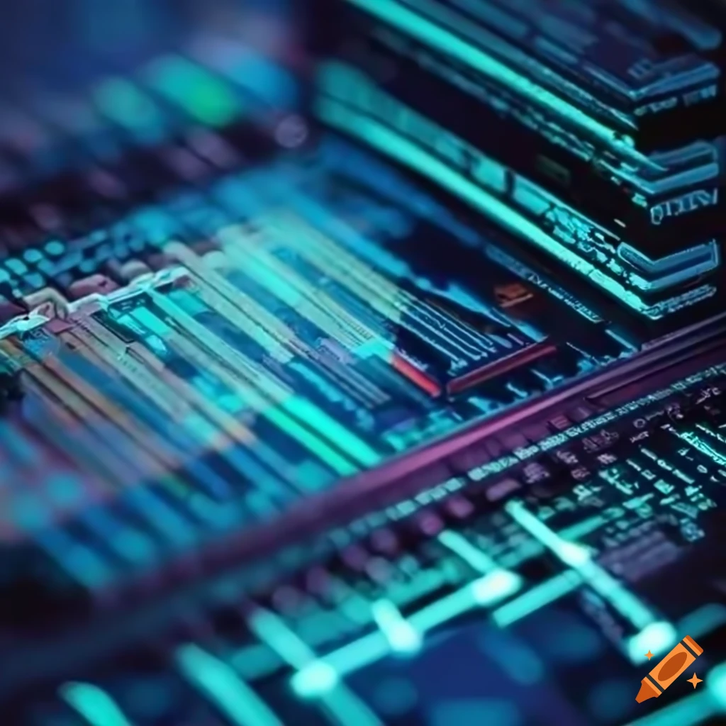 Order blocks for cryptocurrency trading on Craiyon