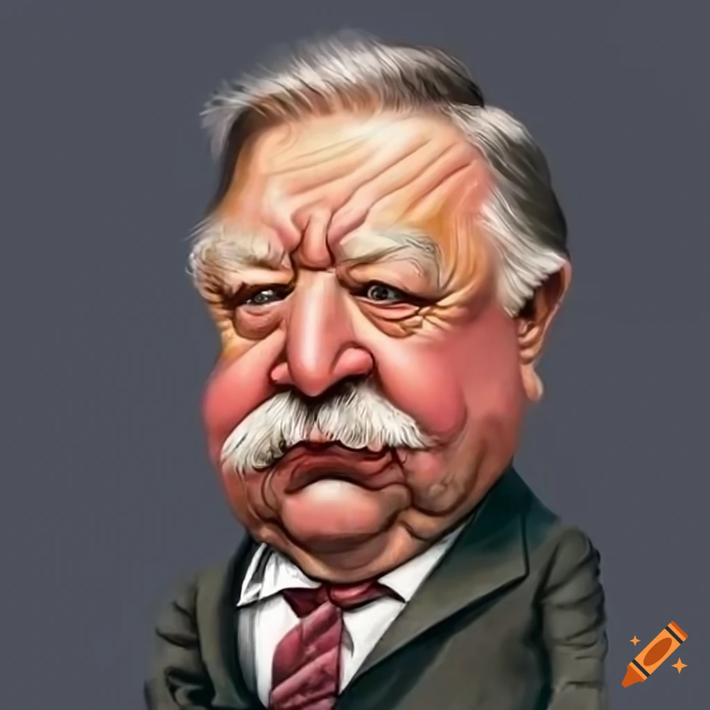 Caricature of william howard taft