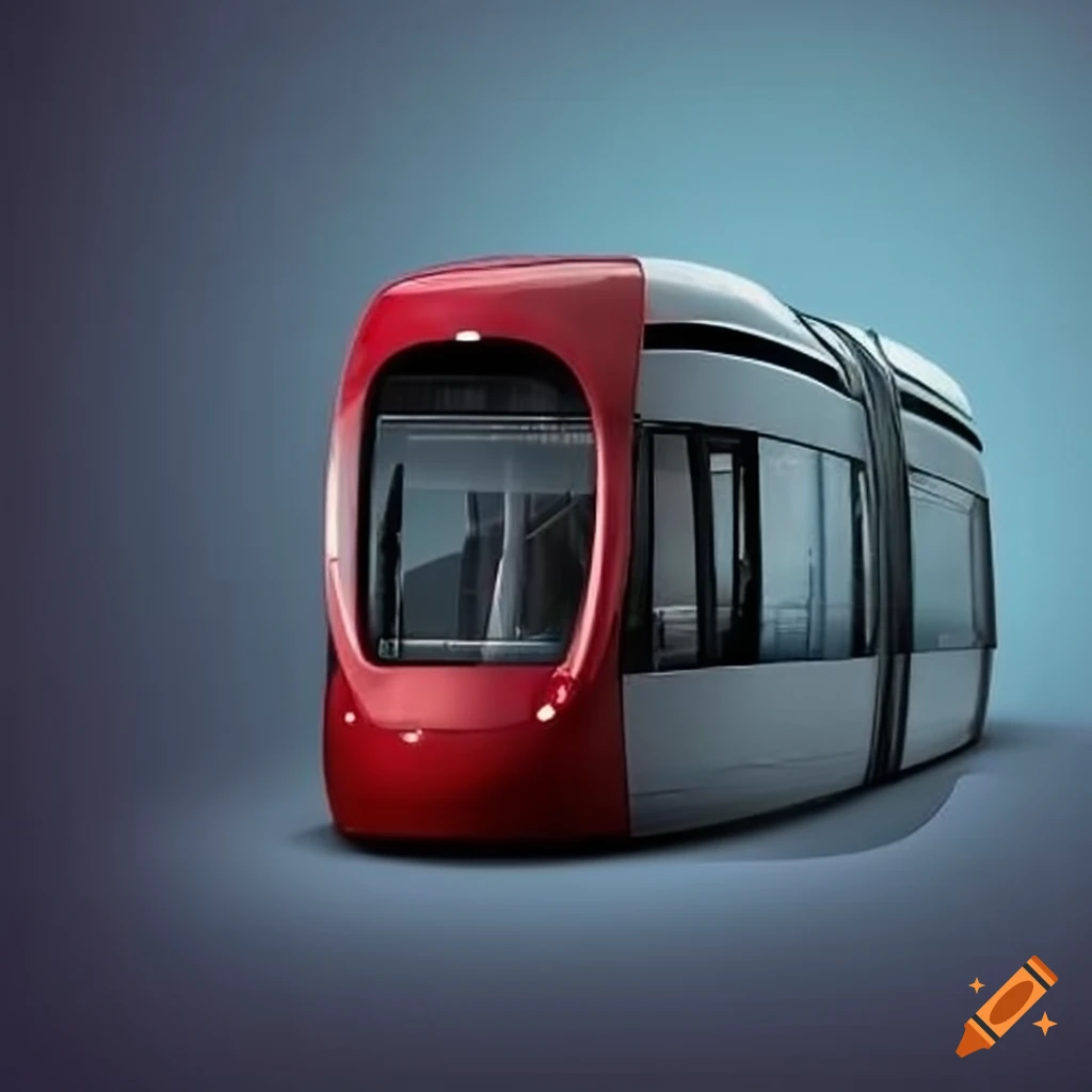 Modern tramway for urban transportation