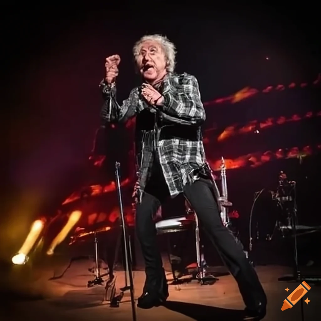 Rock legend bobby fletcher performing on stage