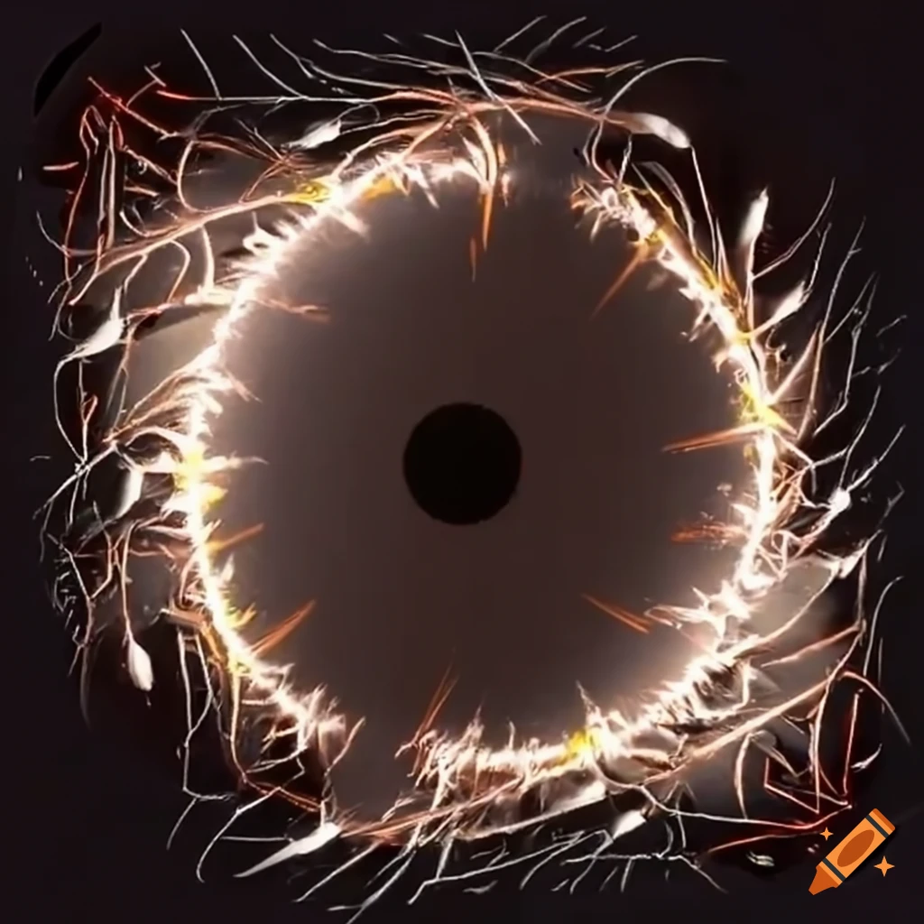 Sparks flying from rotating circular saw blades