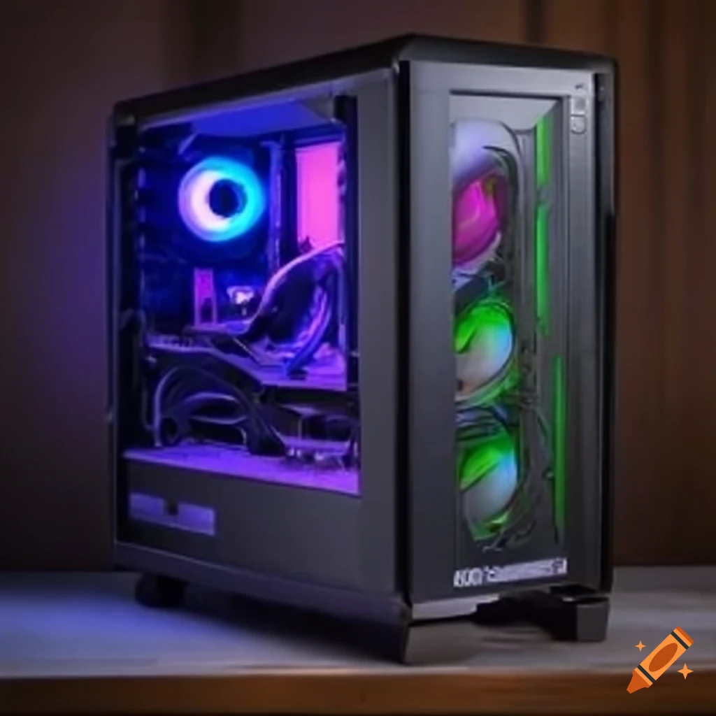 Affordable pc build components on Craiyon