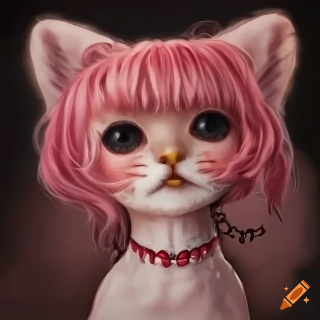 Realistic depiction of hello kitty