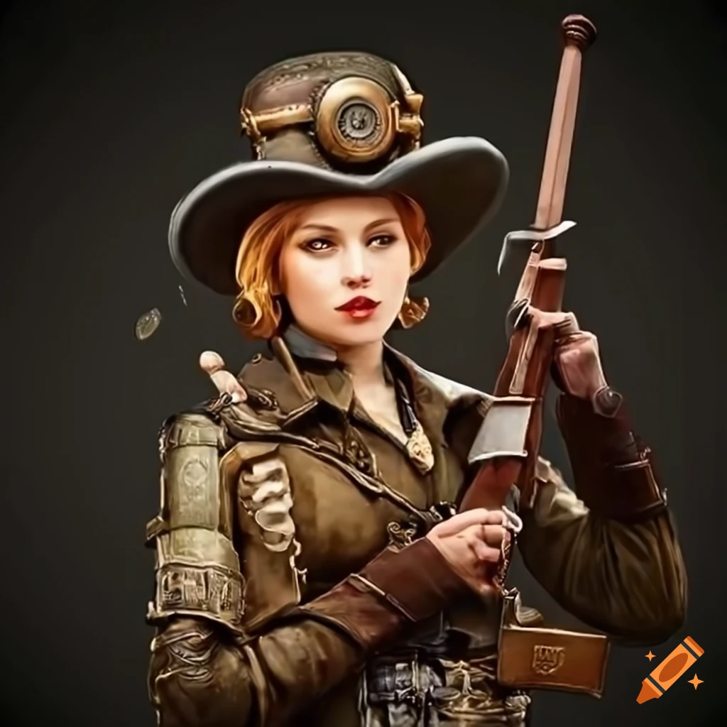 Steampunk world war with women soldiers