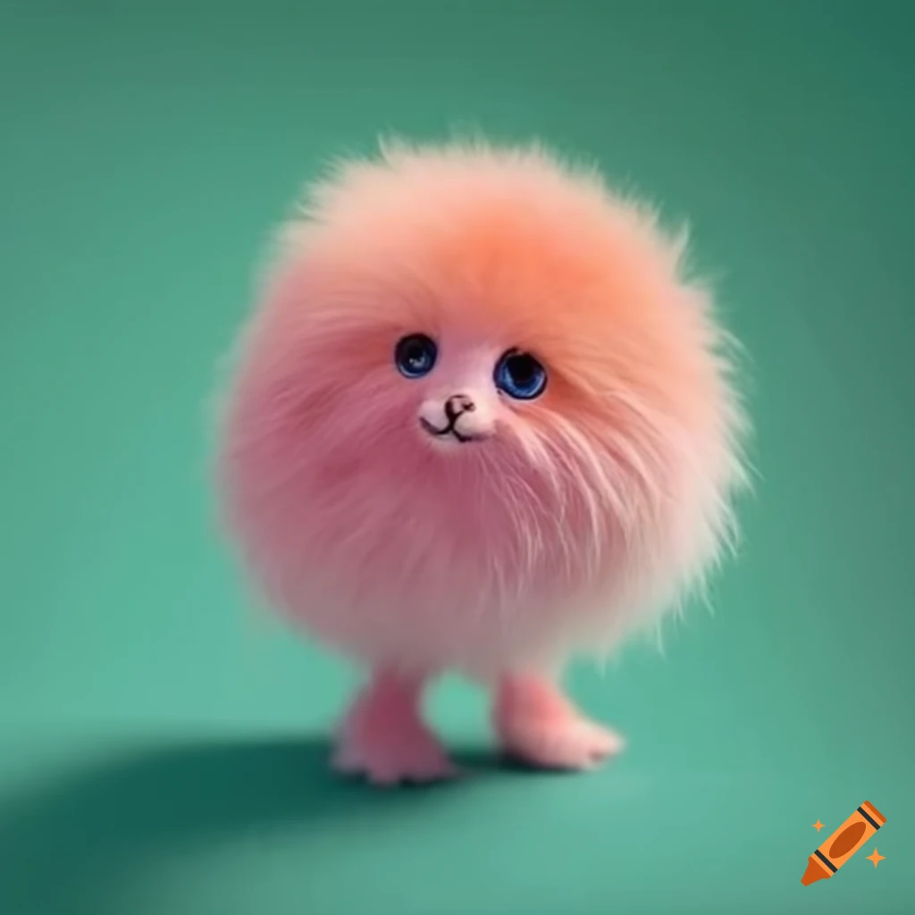 Adorable little ball of fur on Craiyon