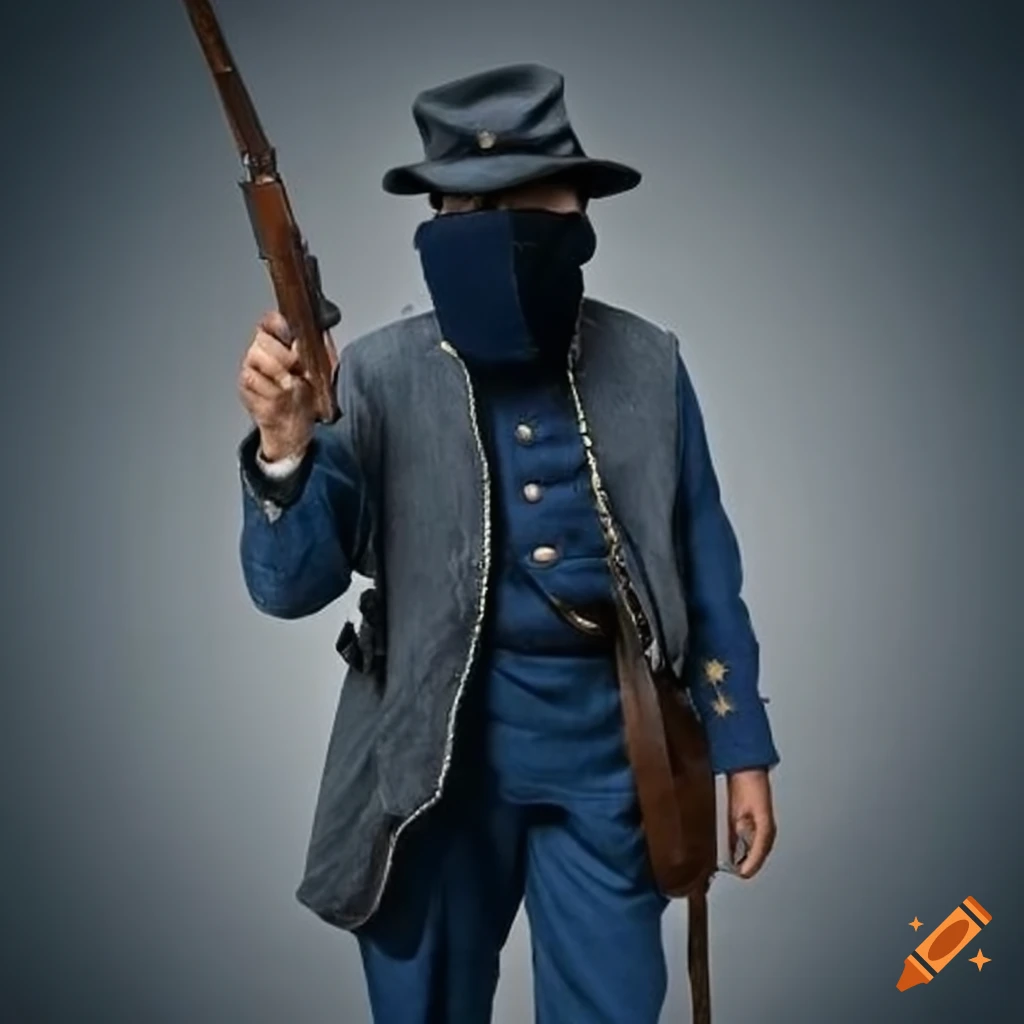 Image of a confederate sharpshooter in 1863 on Craiyon