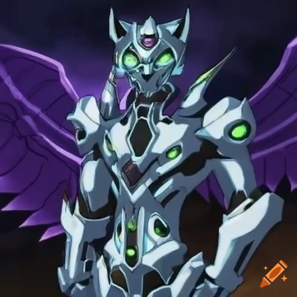 Digital artwork of a humanoid panther in chromium armor on Craiyon