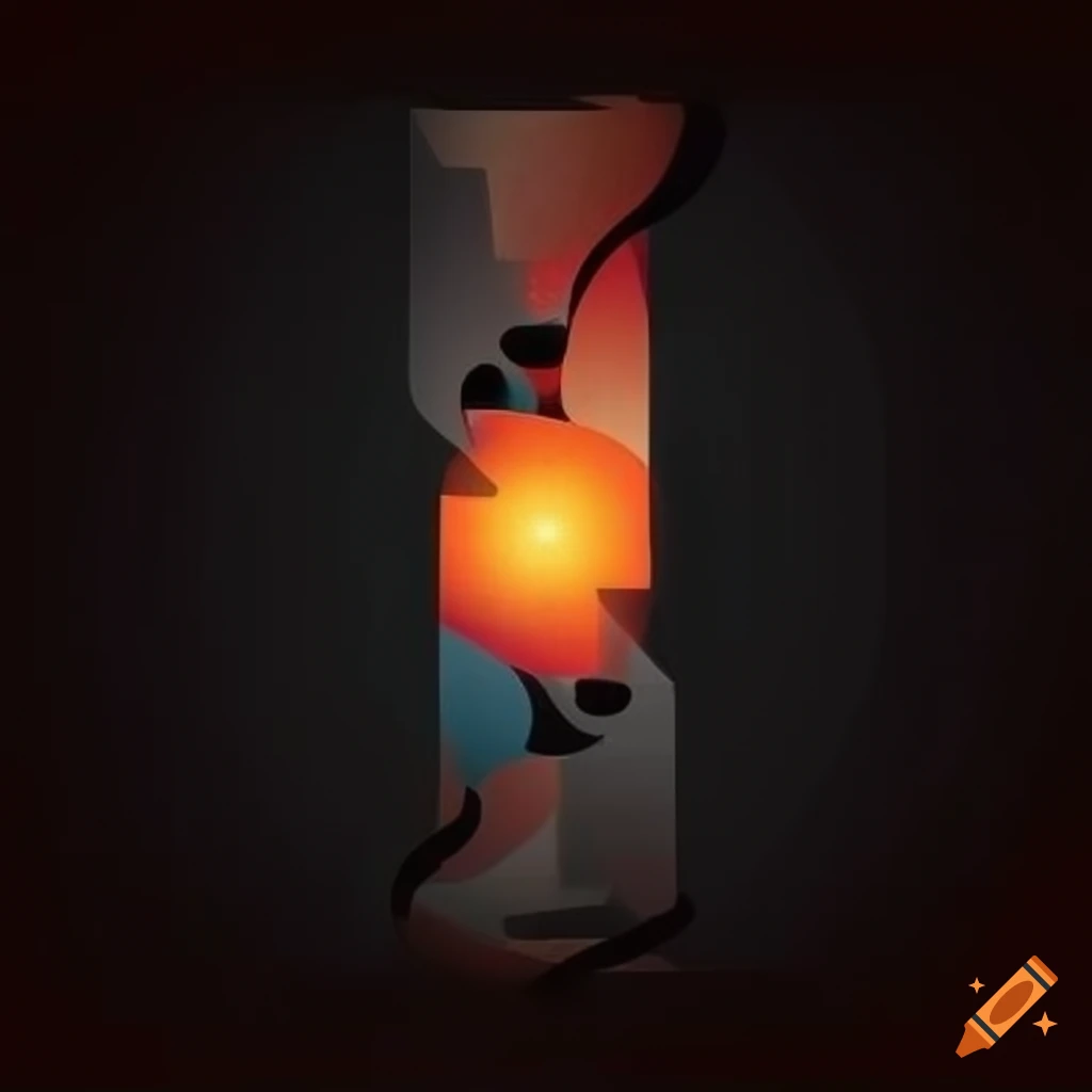 Graphic design of risk-taking concept