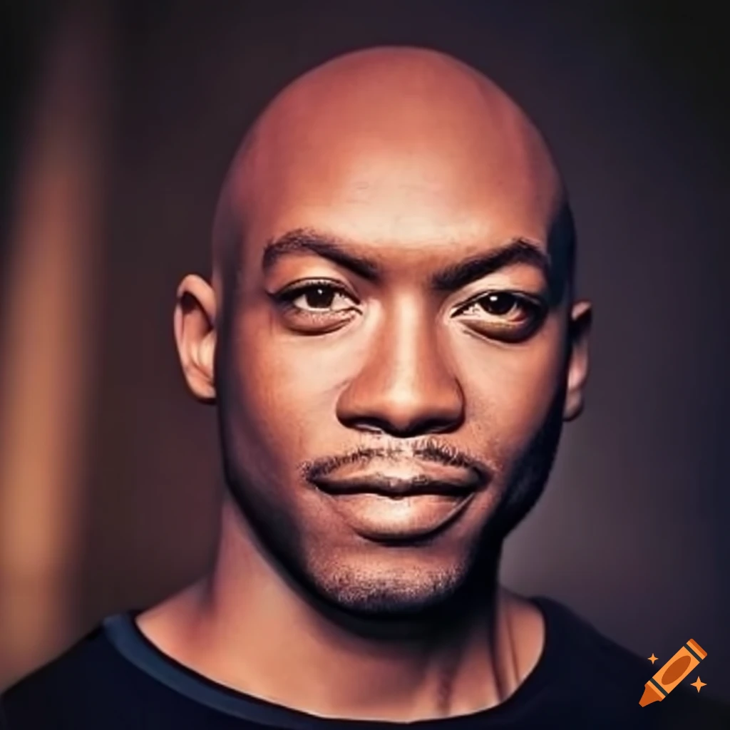 Close-up photo of omega chad on Craiyon