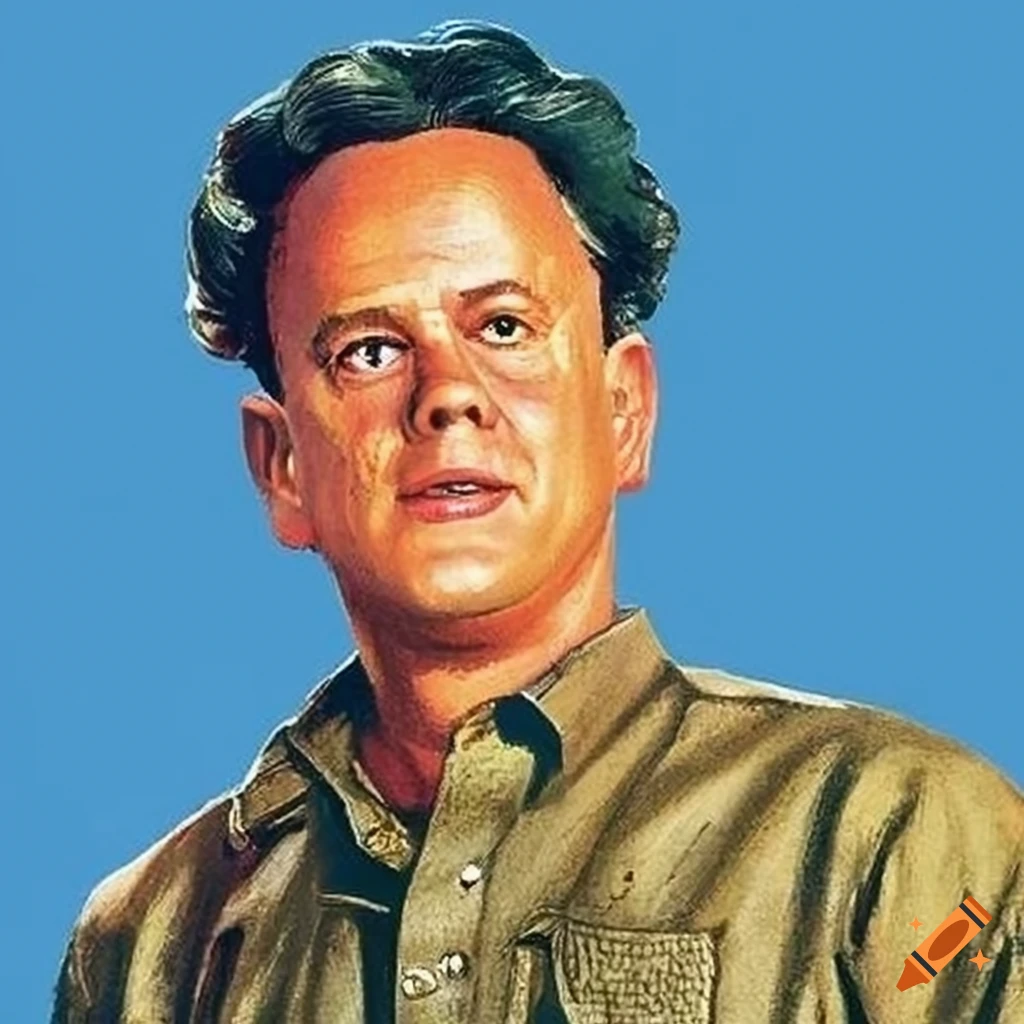 Colorful illustration of Tim Robbins as Andy Dufresne in The Shawshank Redemption on Craiyon