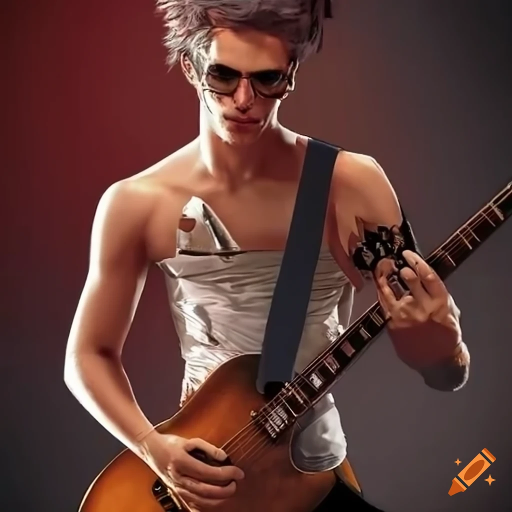 Retro rocker daniel chlambeas on Craiyon