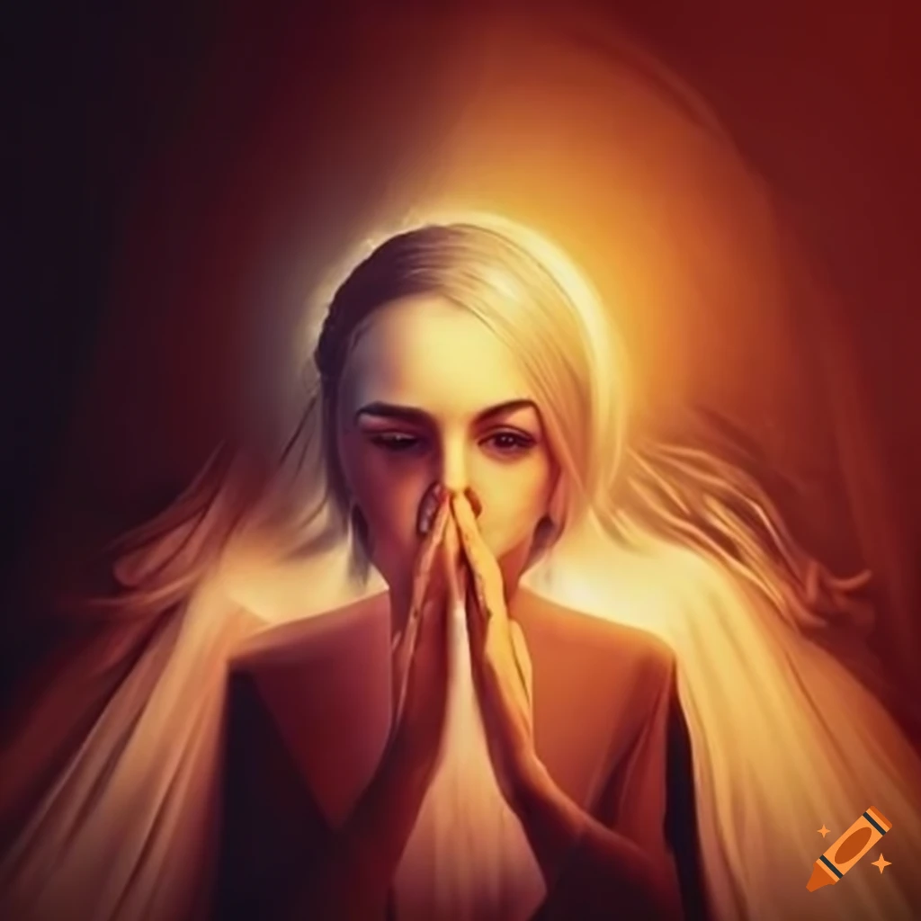 Conceptual image representing spirituality and self-reflection