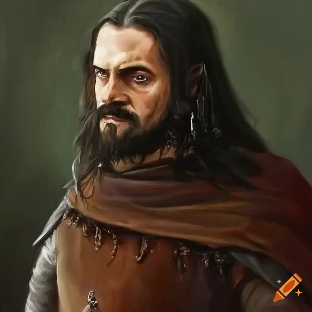 Oil painting of nandor the relentless