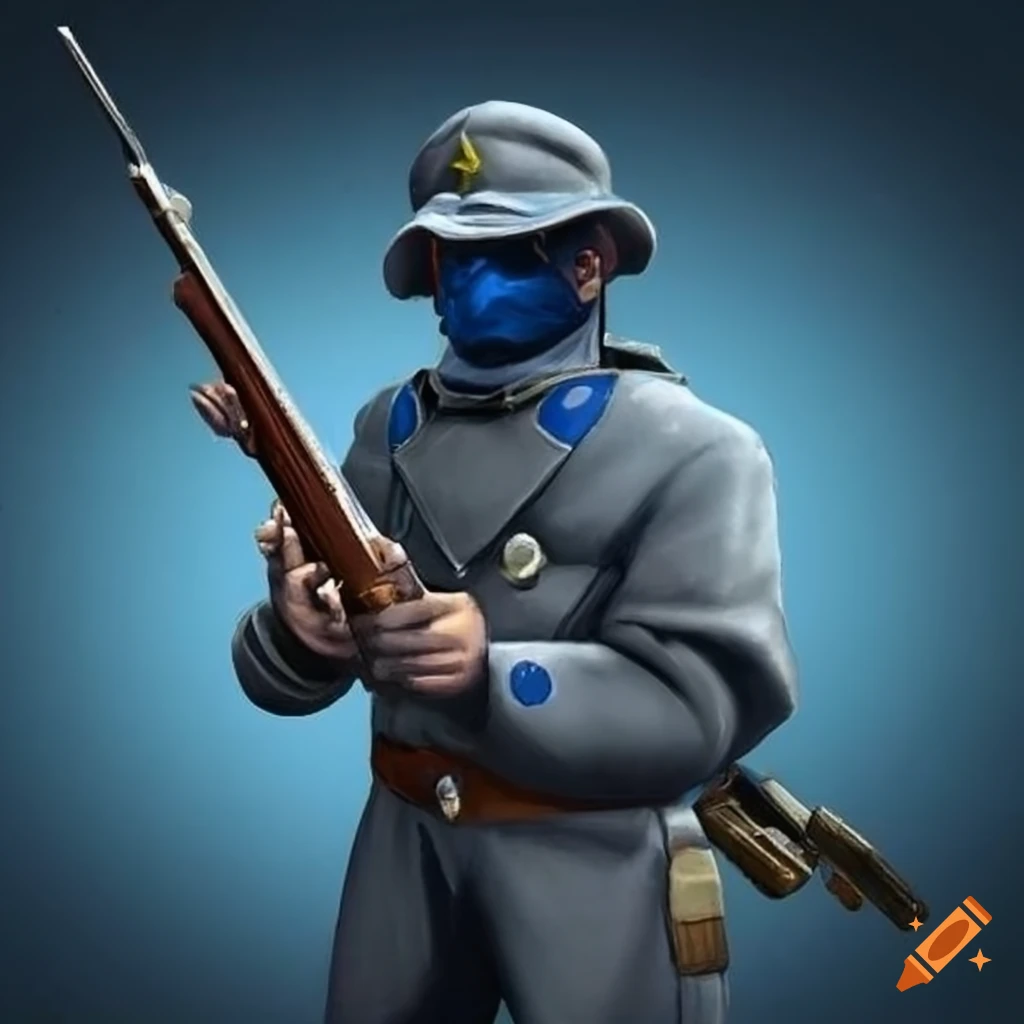 Image of a confederate sharpshooter during the american civil war on ...