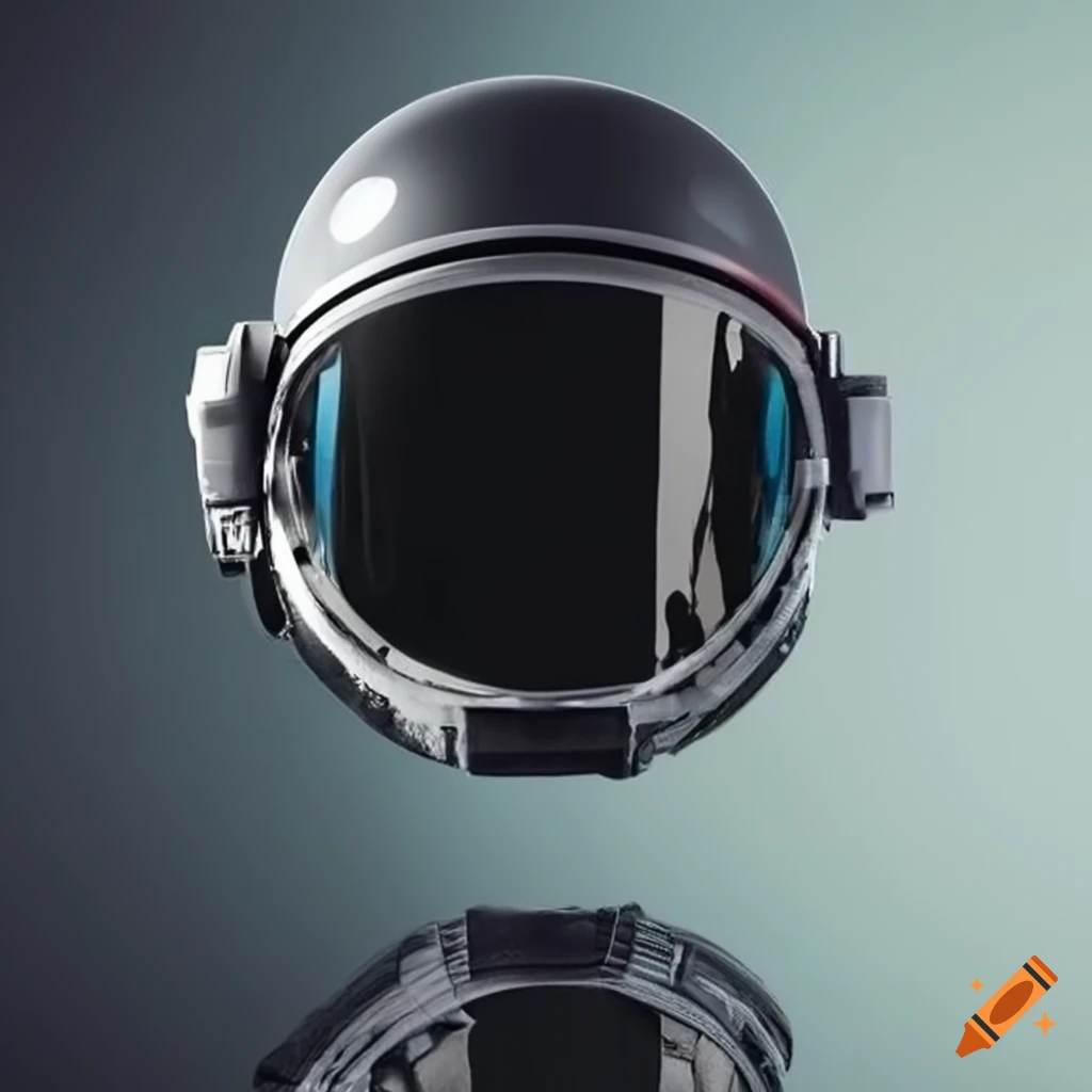 Reflection of houston astro in astronaut helmet