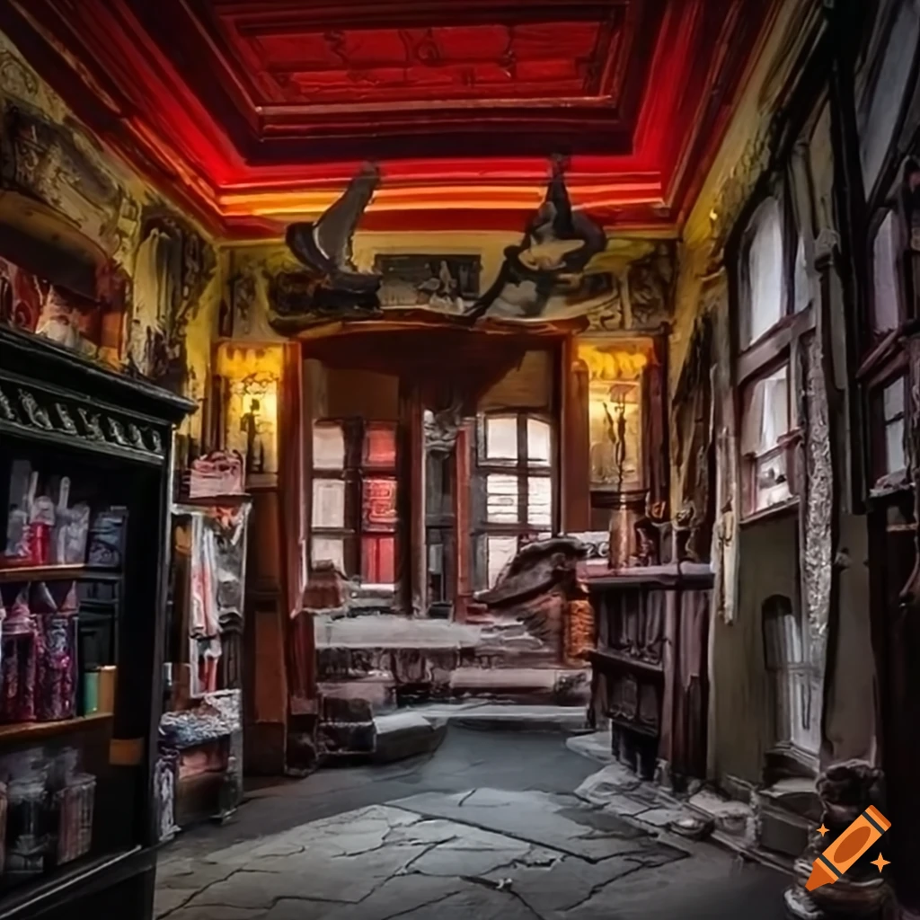 Building of a vampire shop