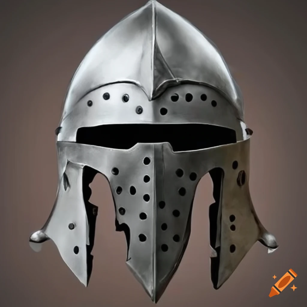 Medieval rpg helmet
