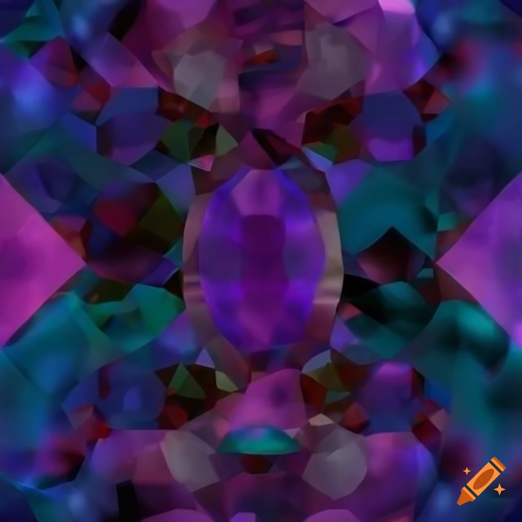 Seamless texture of gemstones