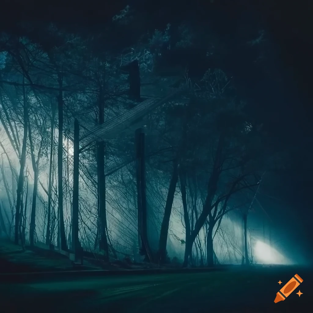 Dark and cinematic image depicting nostalgia on Craiyon