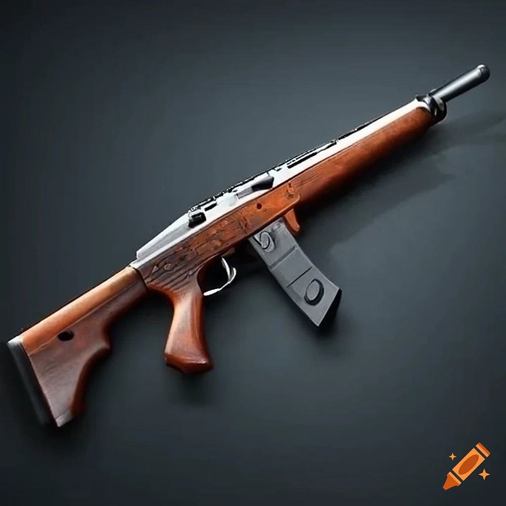 Upgraded version of the fedorov avtomat rifle on Craiyon