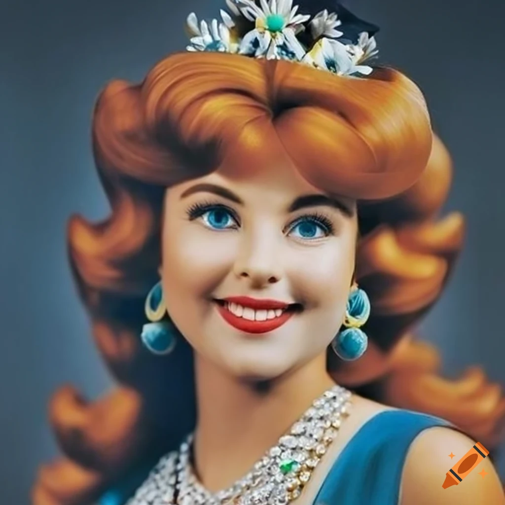 Realistic portrait of princess daisy