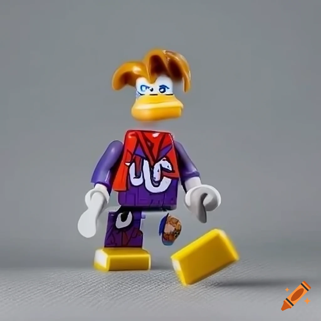 Lego minifigure of rayman from ubisoft on Craiyon