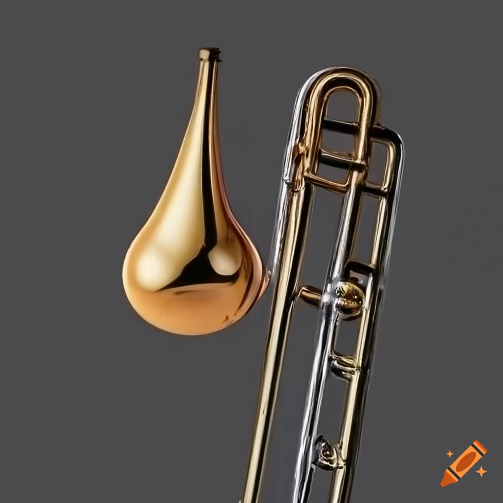 Black metal trombone