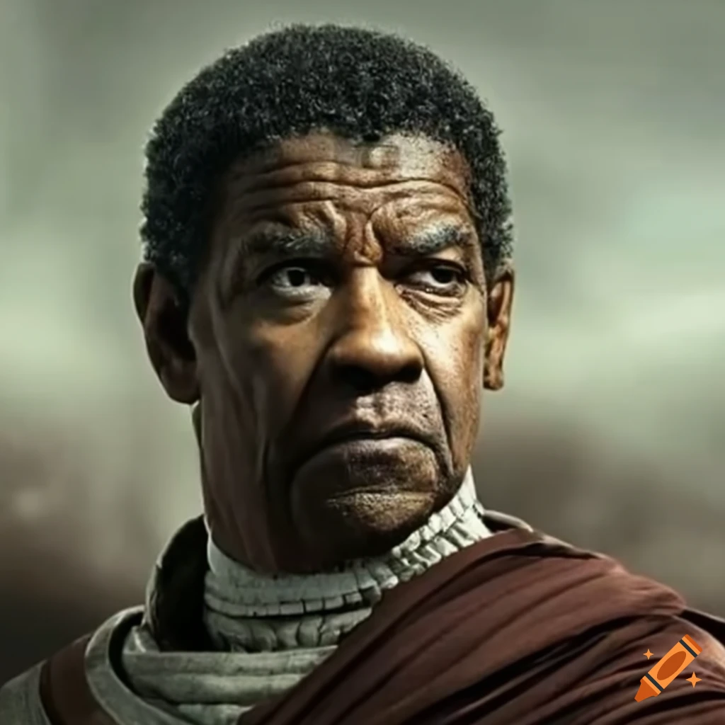 Denzel washington as hannibal, the general of carthage on Craiyon