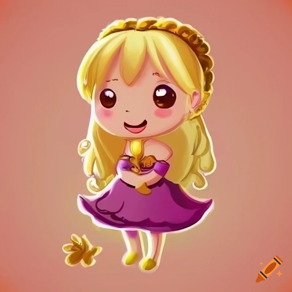 Cartoon depiction of goldilocks