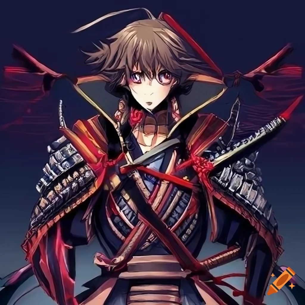 Image of an anime samurai