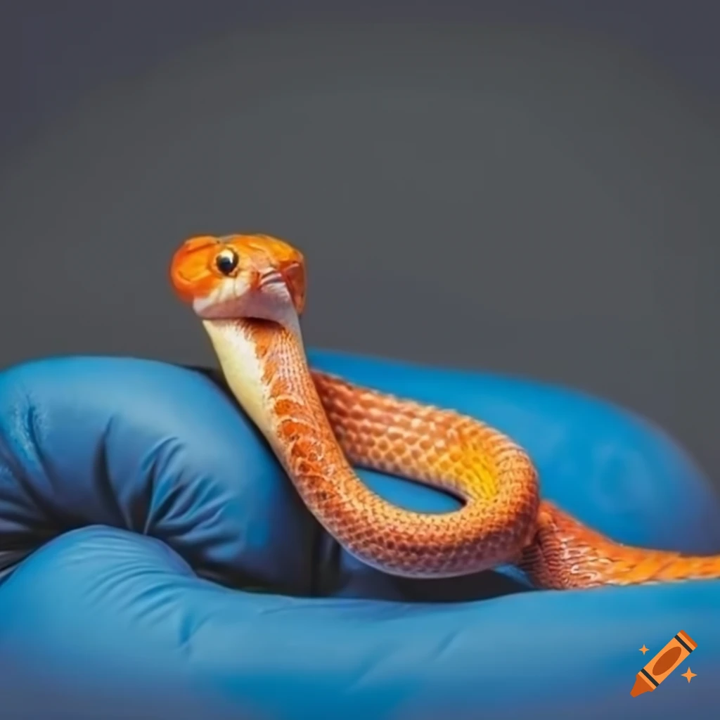Snake on a boxing glove