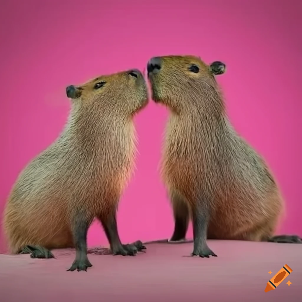 Capybaras images created on Craiyon