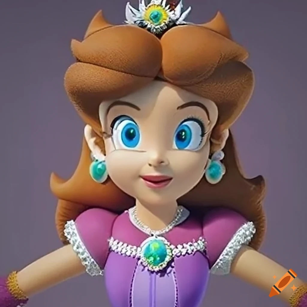Super-detailed portrait of princess daisy