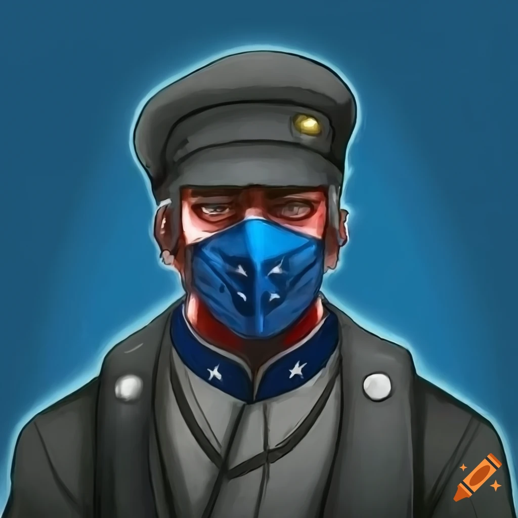 Realistic depiction of a confederate militiaman