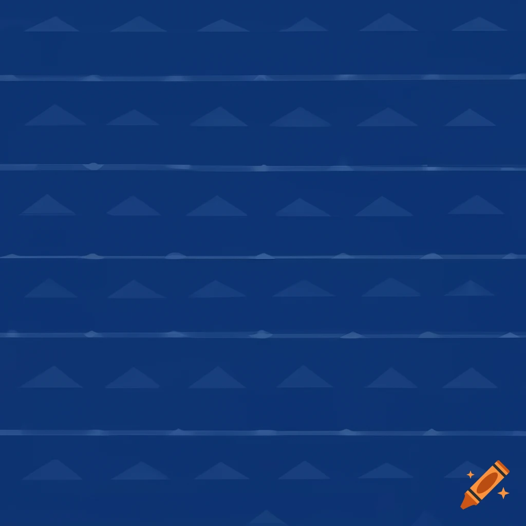 Minimalist blue geometric pattern on dark blue background