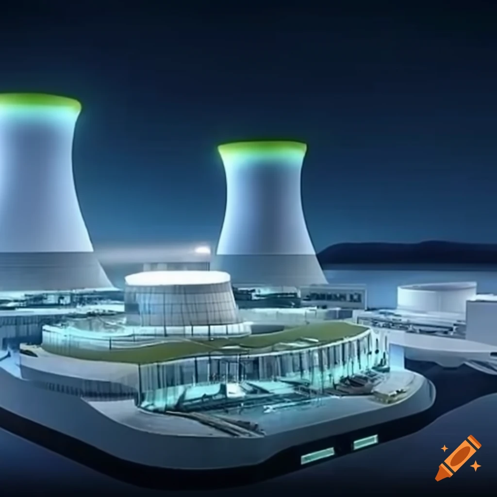 Futuristic nuclear power plant design