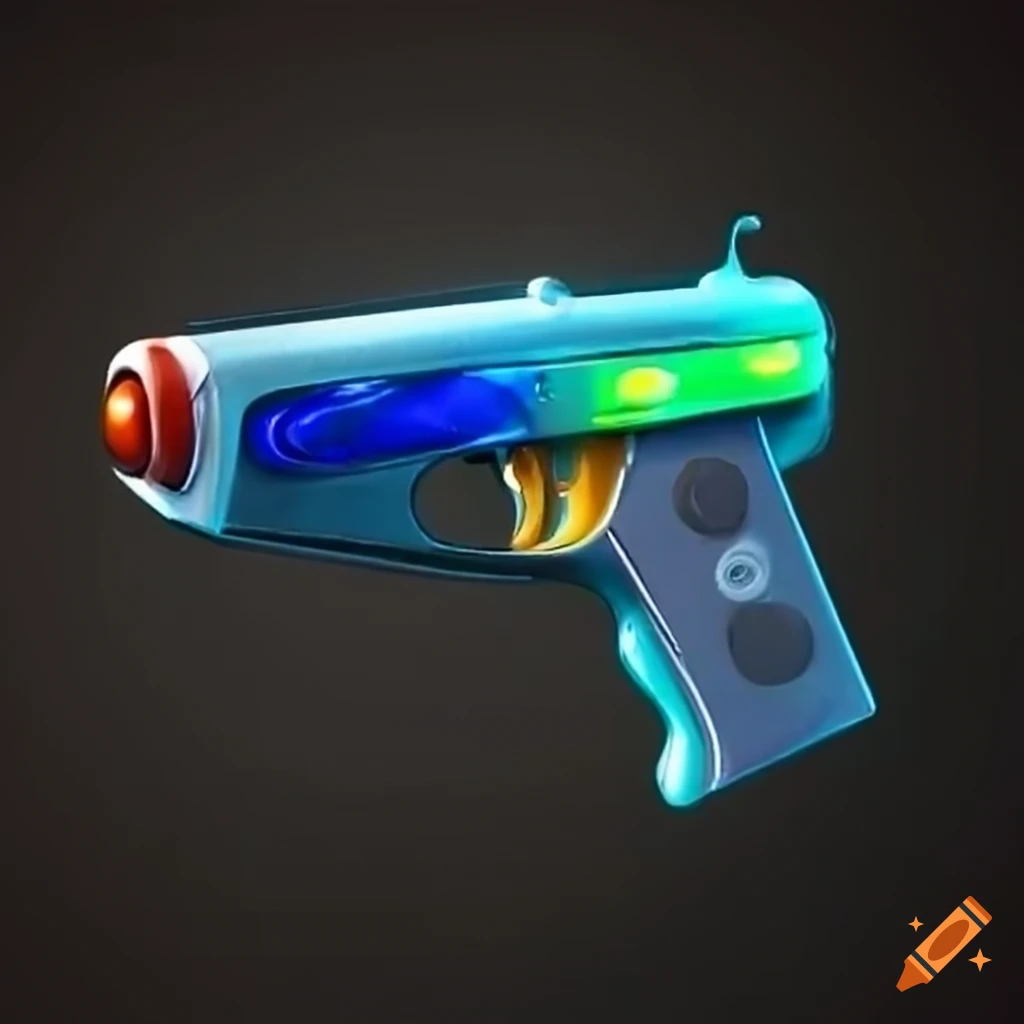 Gun in pixar style