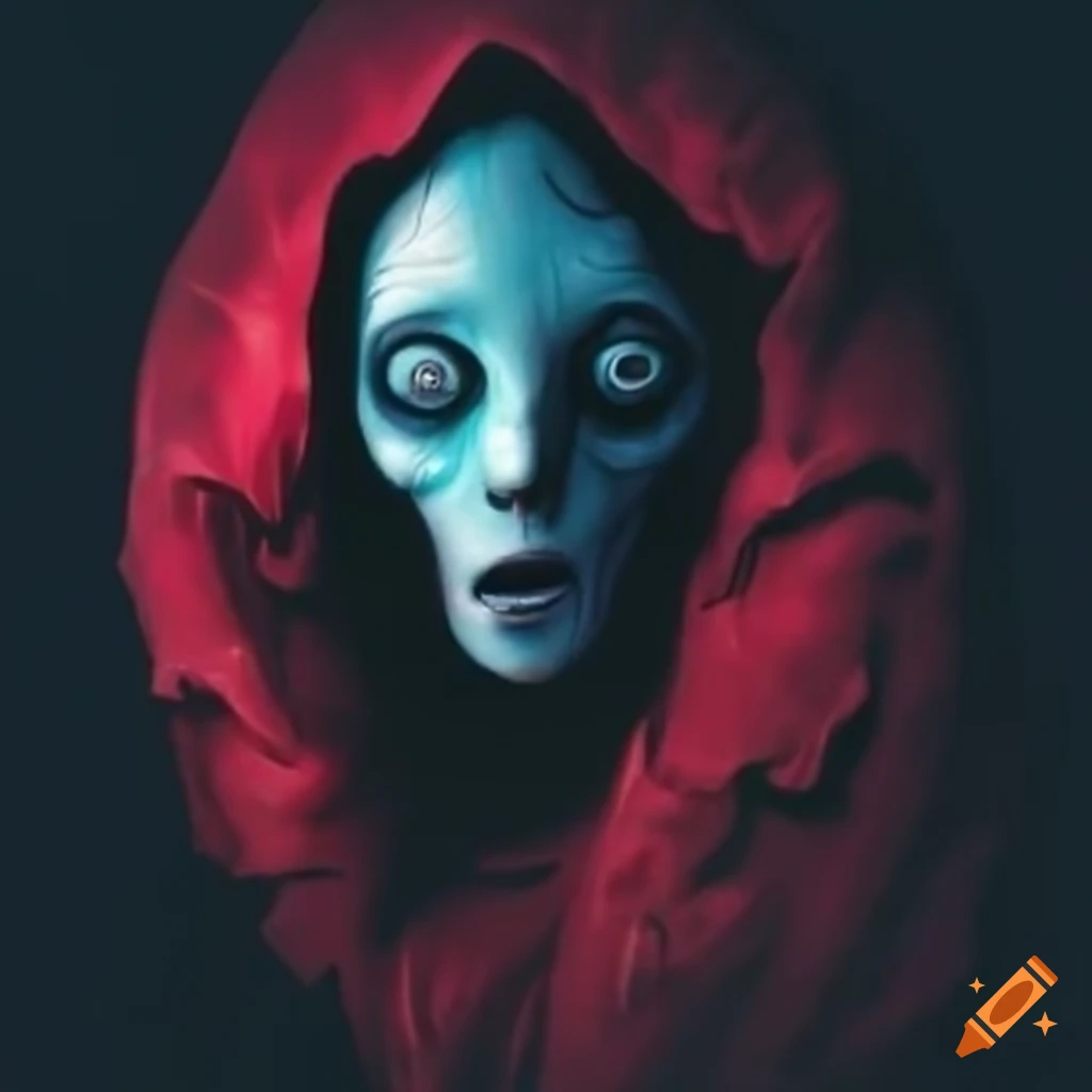 Nightmare depiction with vivid colors