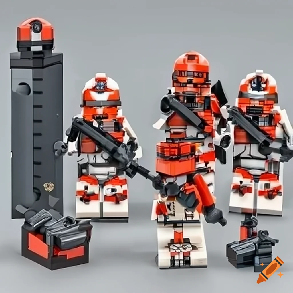 Lego set: Pyroclasm's Inferno Battalion Battle Pack on Craiyon