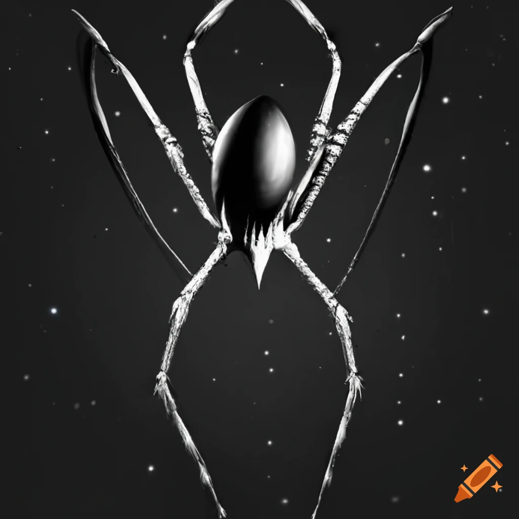 Image of an alien spider in space on Craiyon