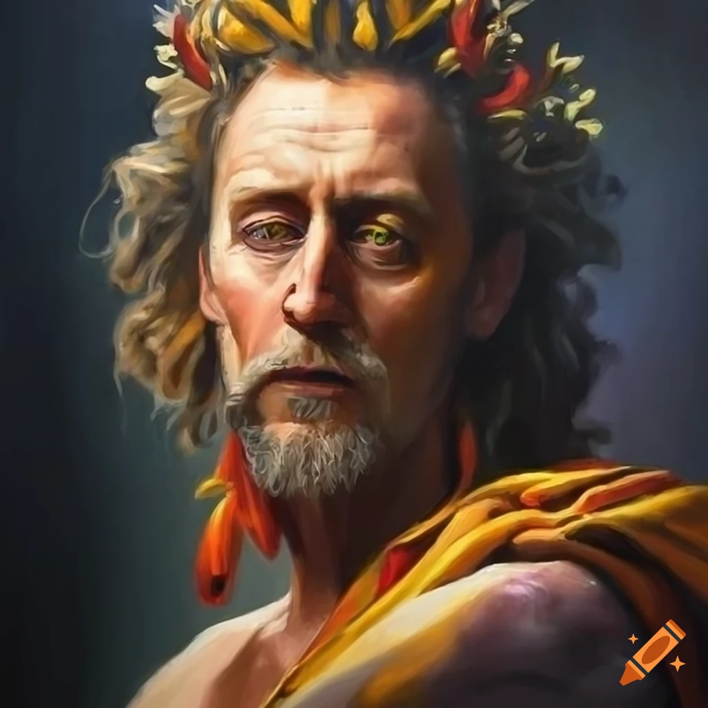 Portrait of hades inspired by talented actors