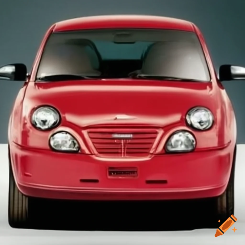 Vintage car from the 2000s on Craiyon