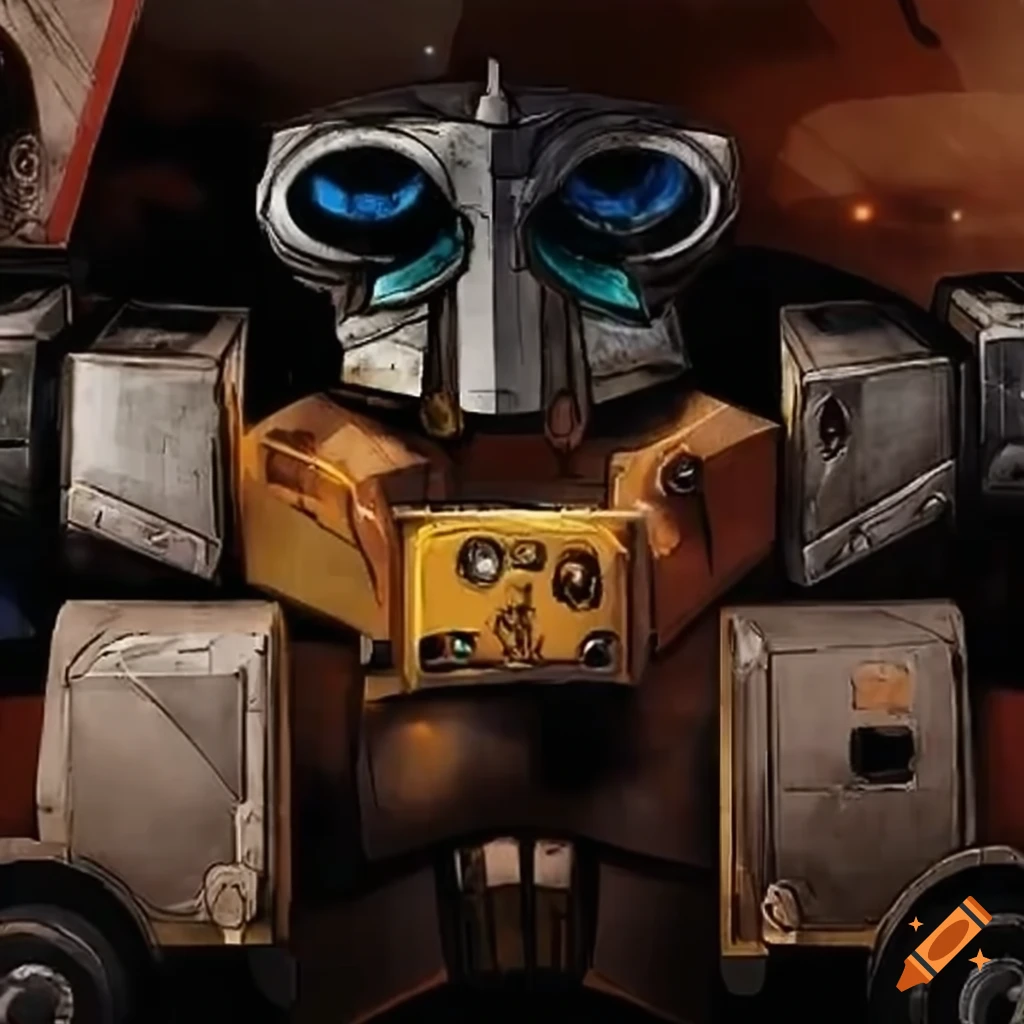 Wall-e in transformers style on Craiyon