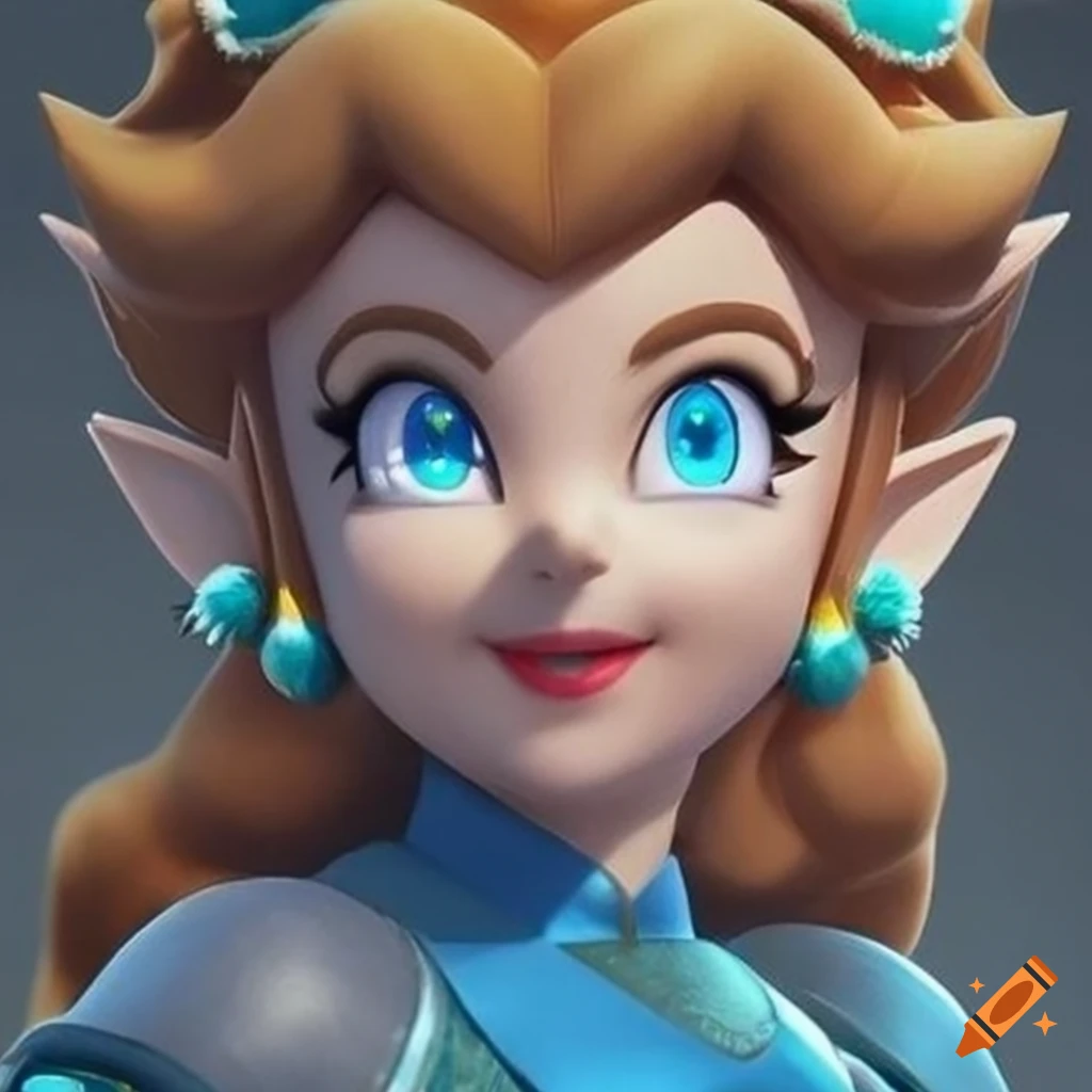 Realistic portrait of Princess Daisy in high resolution on Craiyon