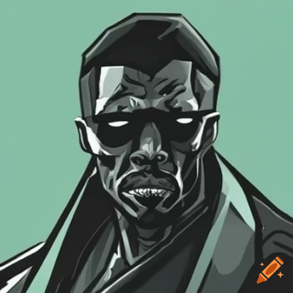 Blade, the vampire hunter from marvel comics